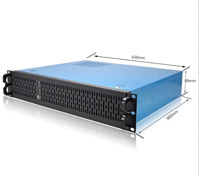 2U Rackmount Chassis, Support ATX PSU, 380mm Depth – Netplus Computers