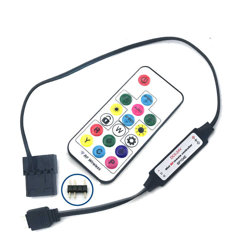 ARGB Inline Controller 3-pin/5v with Remote Control – Netplus Computers