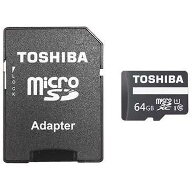 Toshiba Dynabook 64GB Class 10 90MB/s MicroSDHC Card with Adapter ...