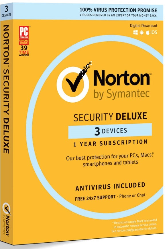 NORTON SECURITY DELUXE 3.0 AU 1 USER 3 DEVICE 12MO RETAIL – Netplus ...
