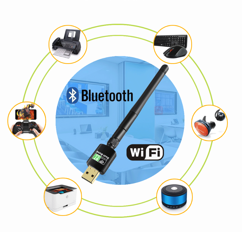 AC600Mbps Dual Band USB WiFi Adapter + BT 5.0 – Netplus Computers