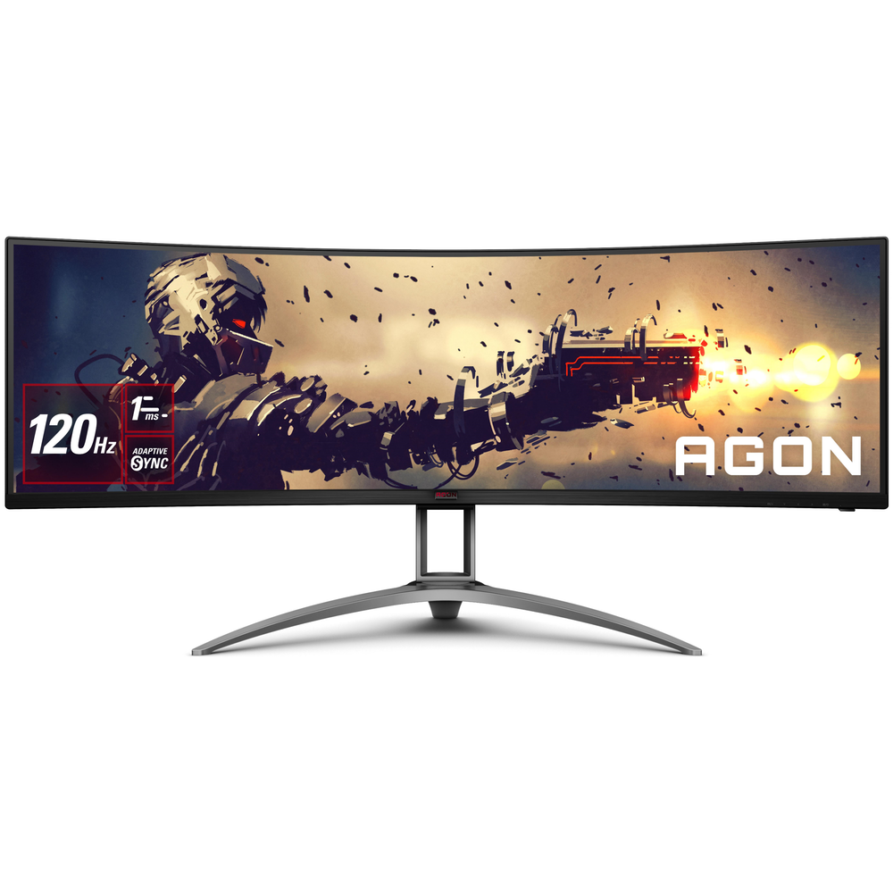 AOC AGON AG493UCX 49" 5k Curved DQHD Super Ultrawide Adaptive-Sync 120 ...