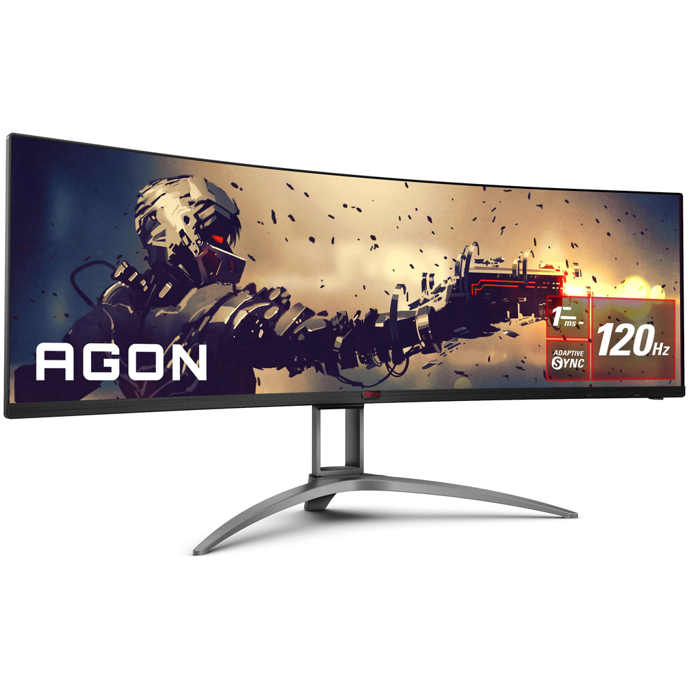 AOC AGON AG493UCX 49" 5k Curved DQHD Super Ultrawide Adaptive-Sync 120 ...